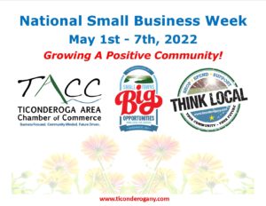 Ticonderoga Area Chamber of Commerce | 2022 National Small Business ...