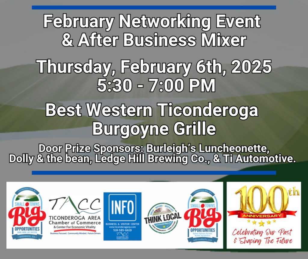 Ticonderoga Area Chamber of Commerce | Best Western To Host February ...