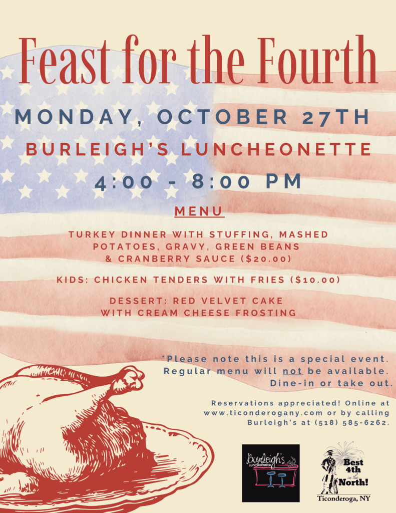 Ticonderoga Area Chamber of Commerce | Feast for the Fourth – Best 4th ...
